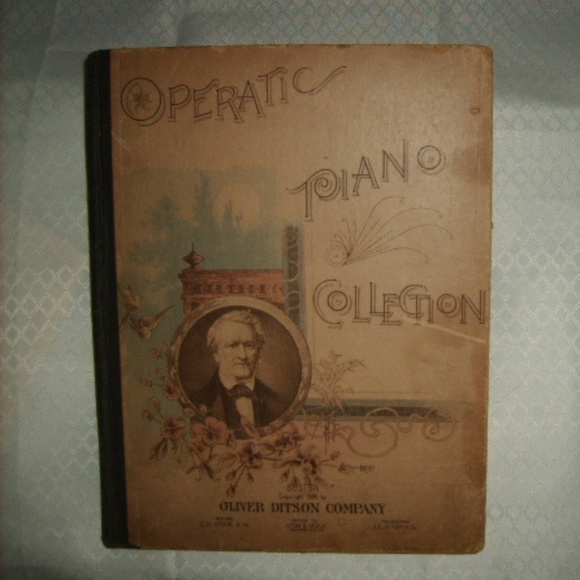 Oliver Ditson Co. | Accents | Coffee Table Book Operatic Piano ...